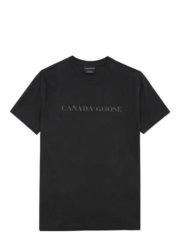 Canada Goose Emersen Logo Cotton T-shirt - Black