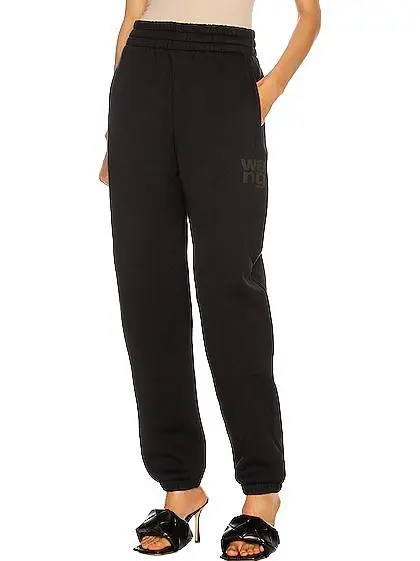 Alexander Wang Foundation Terry Classic Sweatpant - Black