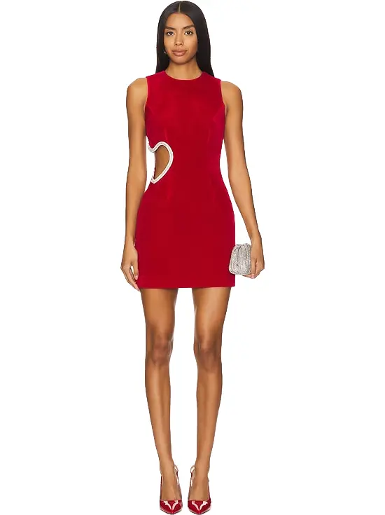 Marianna Senchina First Kiss Mini Dress - Red