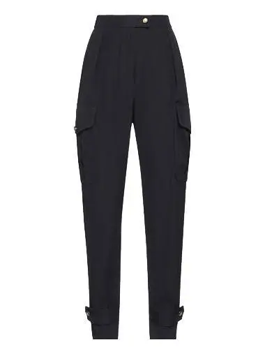 Alexander McQueen Tapered Wool Cargo Pants - Navy