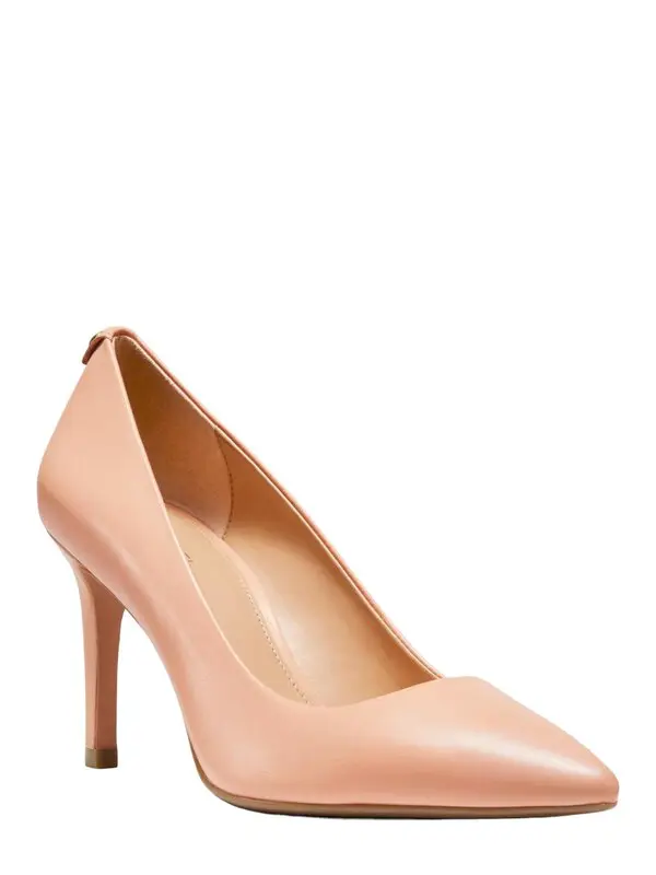 Michael Kors Dorothy Flex Leather Stiletto Pumps - Pink
