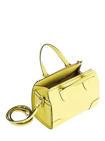 VALEXTRA Babila Mini Handbag - Yellow