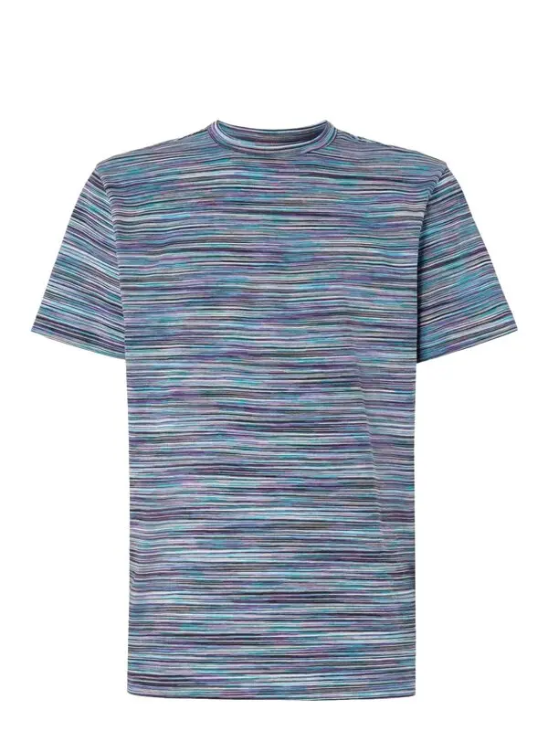 Missoni Slub Cotton T-shirt - Blue