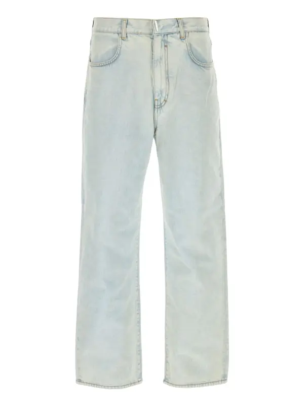 Givenchy Cotton Straight-leg Jeans - Blue