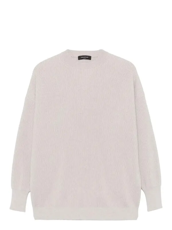 Fabiana Filippi Lamé Sweater - Neutrals