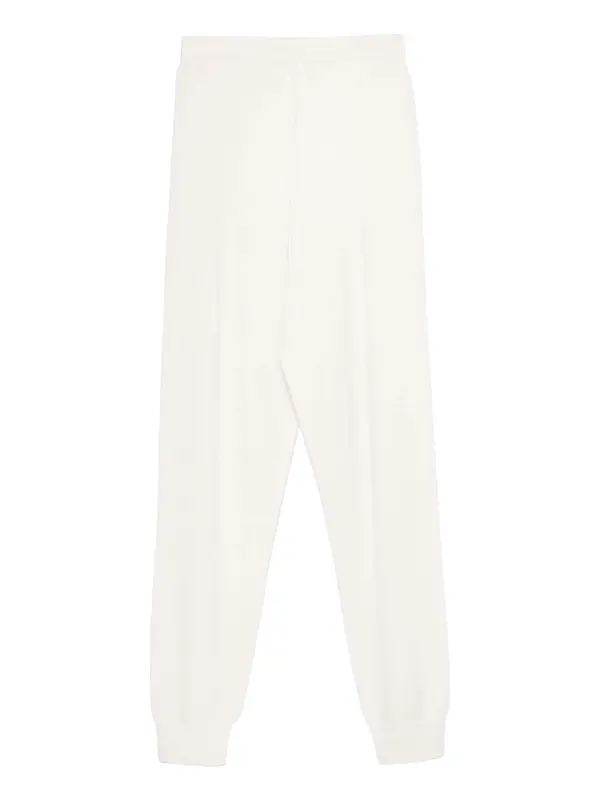 Fabiana Filippi Knitted Track Pants - White