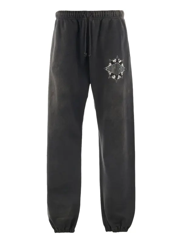 SAINT MXXXXXX Logo Track Pants - Black