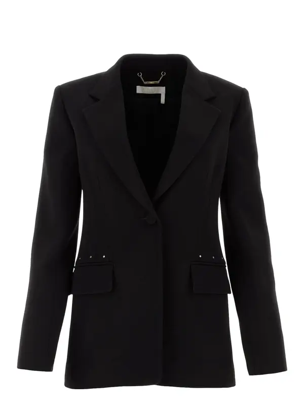 Chloé Wool Single-breasted Blazer - Black