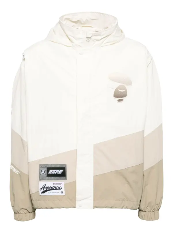 AAPE BY *A BATHING APE® Logo-patch Jacket - White