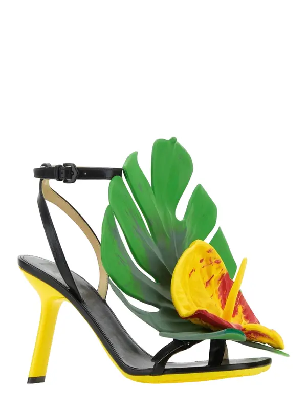 Loewe Petal 90mm Sandals - Black
