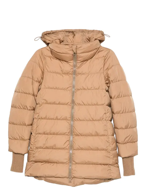 Herno Hooded Padded Coat - Brown