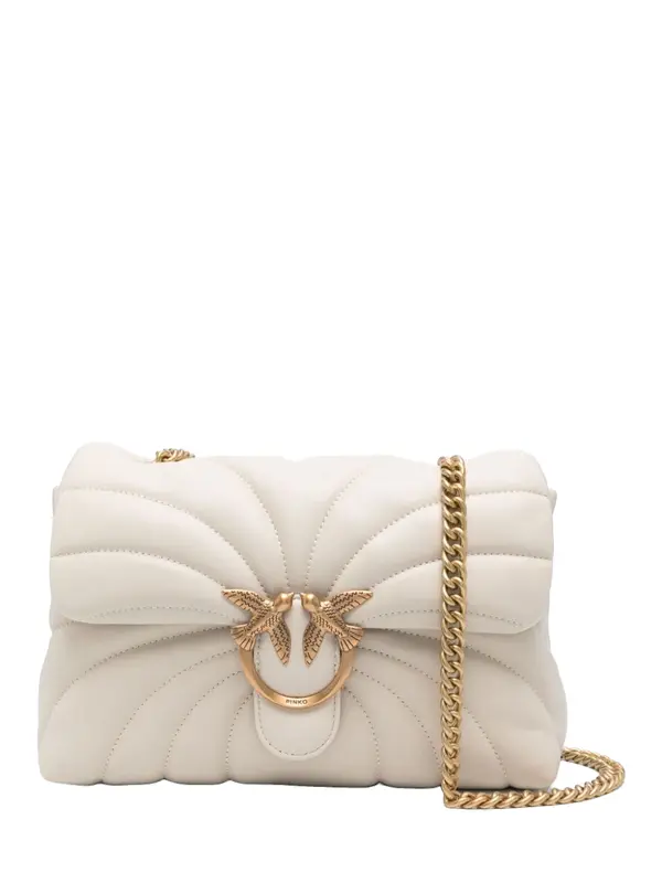 Pinko Classic Love Puff Shoulder Bag - White