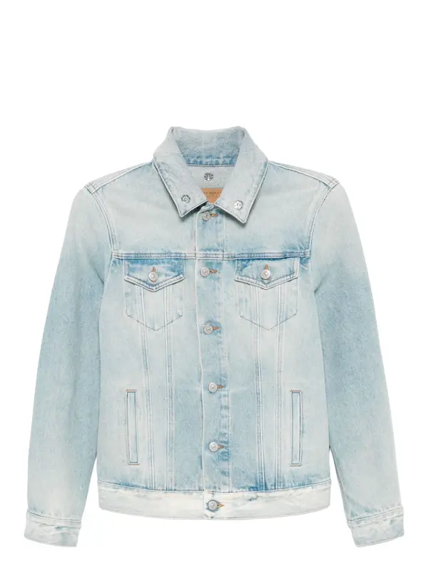 MAISON MARGIELA Distressed Denim Jacket - Blue