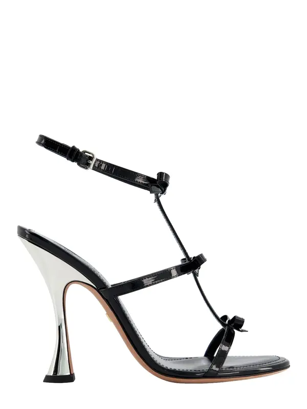 Giambattista Valli Love Bow High-heel Sandals - Black