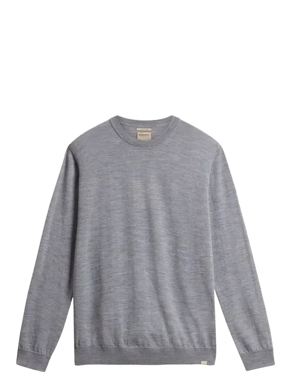 Woolrich Logo-tag Knitted Jumper - Grey