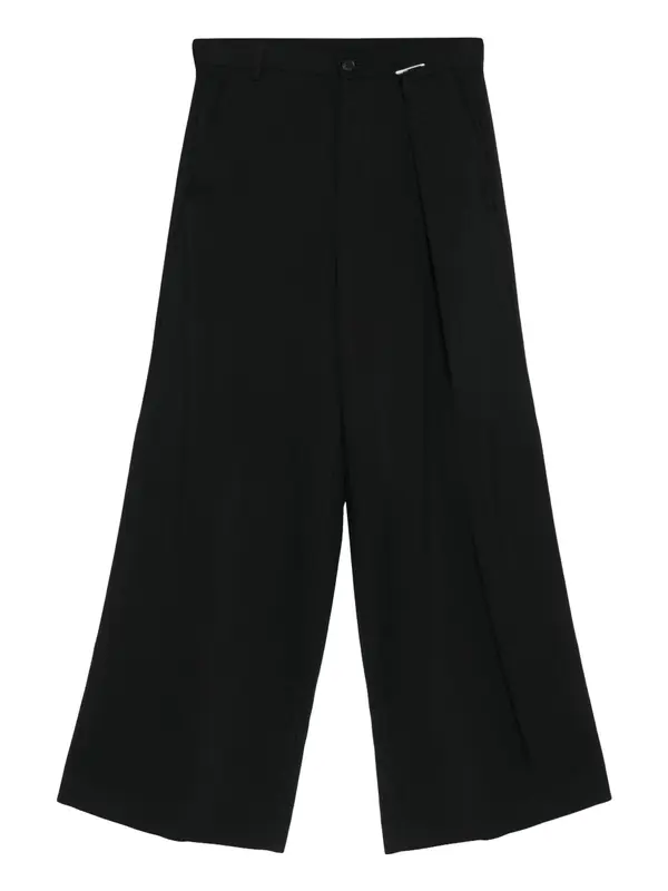 MAISON MARGIELA Pleat-detail Trousers - Black