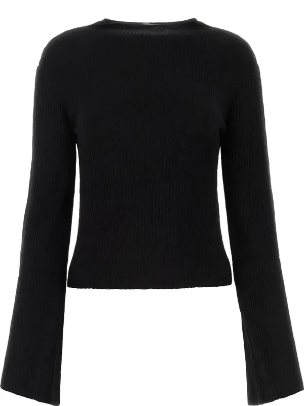 Chloé Silk-blend Knitted Jumper - Black