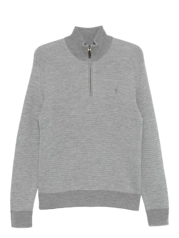 Polo Ralph Lauren Waffle-knit Sweater - Grey