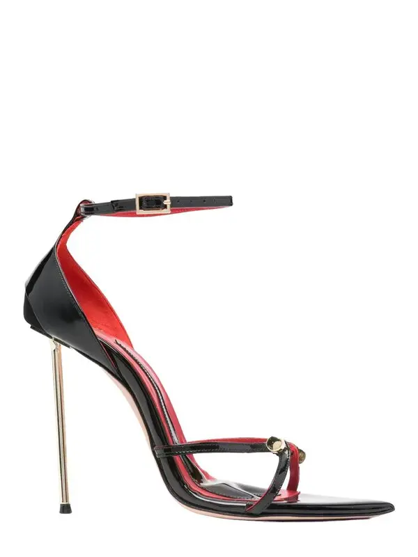 HARDOT 110mm Sinner Sandals - Black