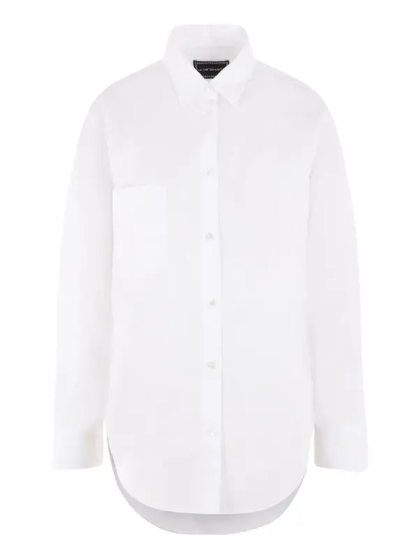 10 CORSO COMO Slim-fit Poplin Shirt - White
