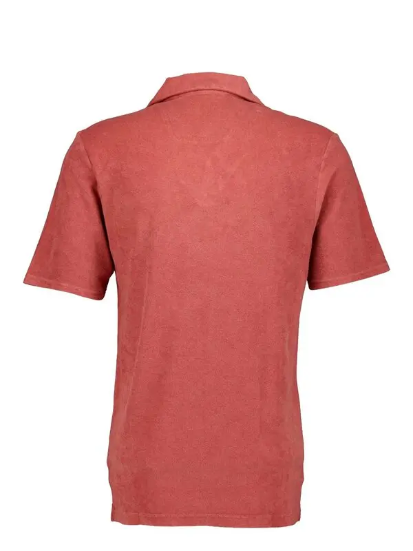Frescobol Carioca Faustino Cotton Polo Shirt - Orange