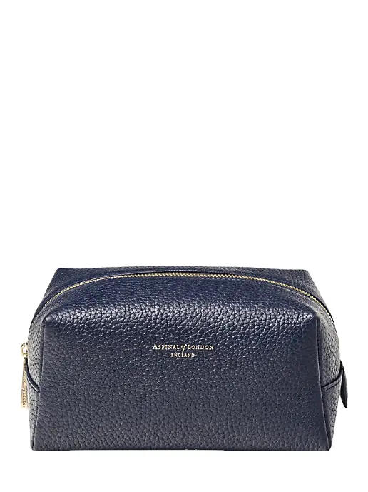 ASPINAL OF LONDON Grained-leather Case - Navy