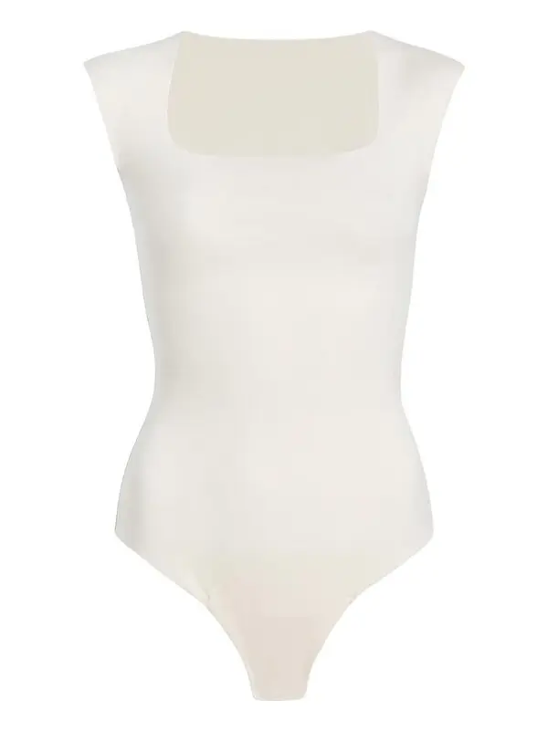Commando Neoprene Cap-sleeve Bodysuit - Ivory