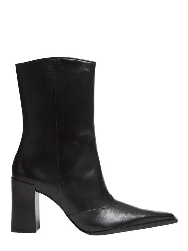 Schutz Raffaela 90mm Leather Booties - Black