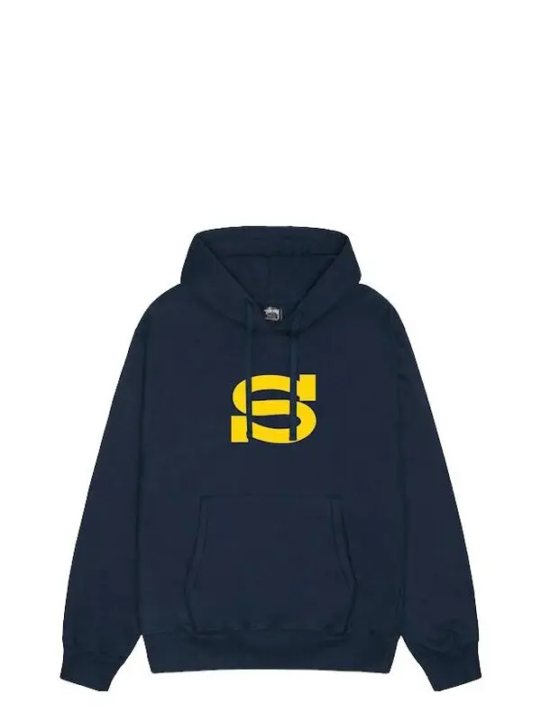 StÜssy Letterman Hoodie - Navy Blue