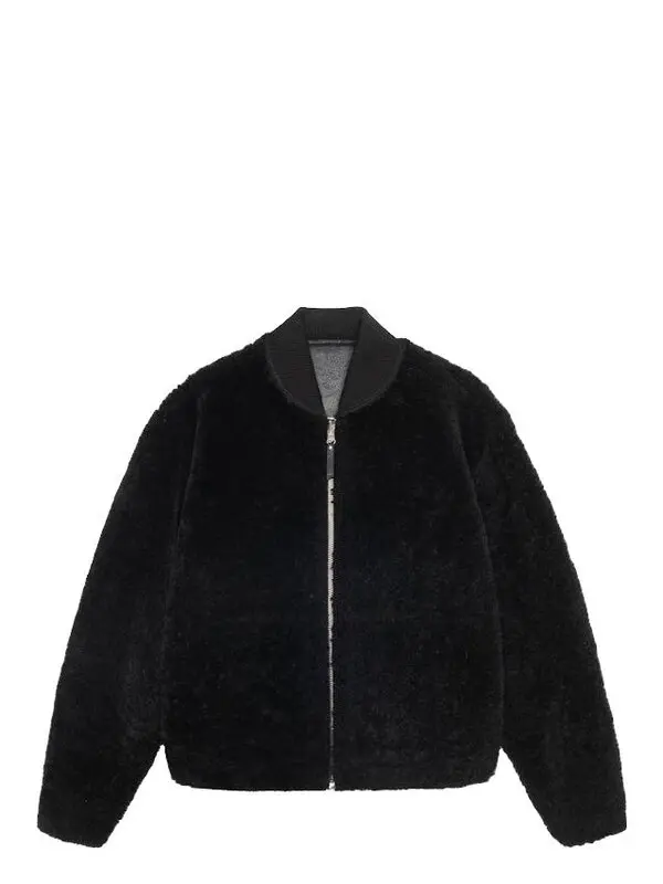 StÜssy Shearling Bomber - Black