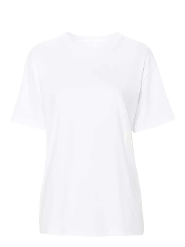 Alexander Wang Essential Jersey Puff Logo Tee - White