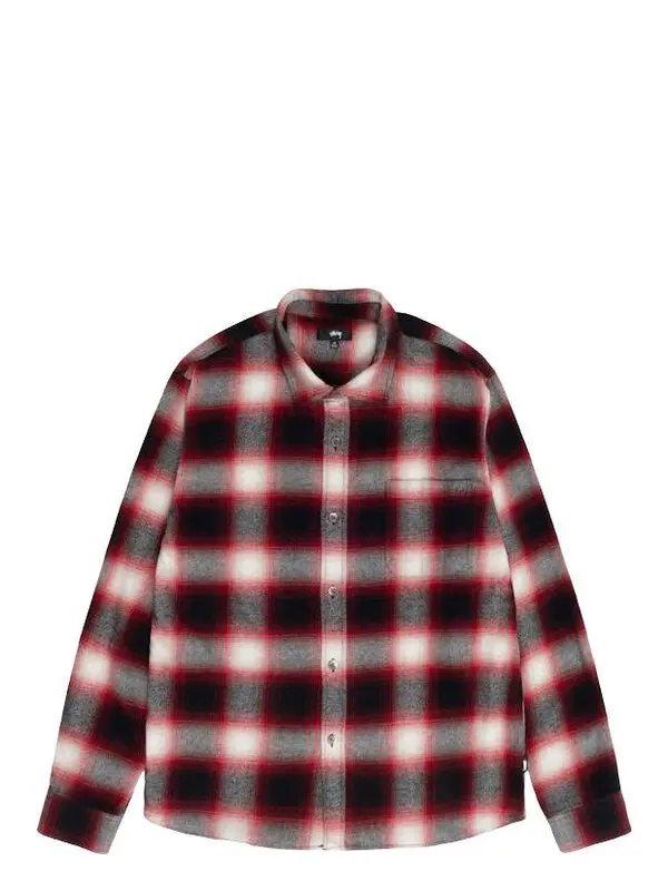StÜssy Bay Plaid Shirt - Red