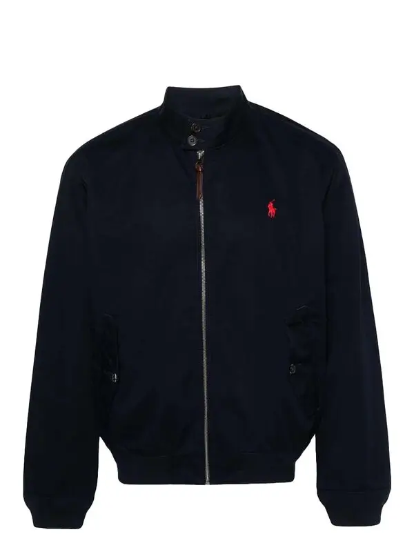 Polo Ralph Lauren Twill Lined Windbreaker Jacket - Navy Blue