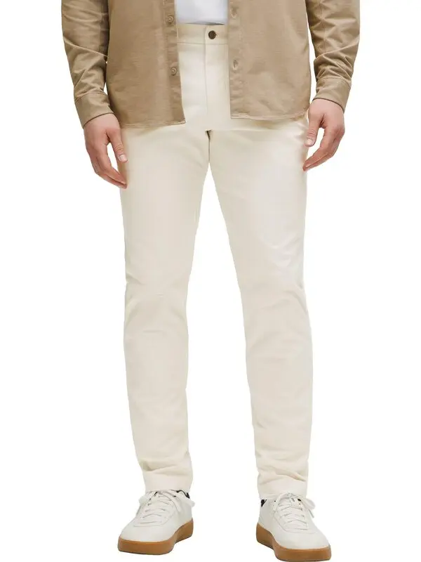 Lululemon Abc Slim-fit Trouser 34l - Light Ivory