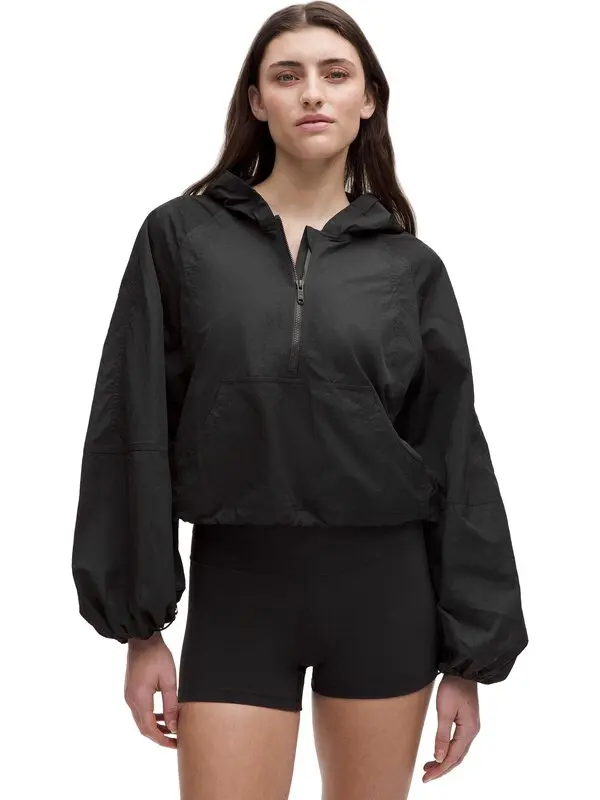 Lululemon Scuba Cropped Anorak - Black
