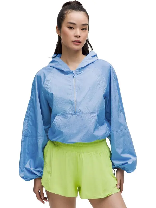Lululemon Scuba Cropped Anorak - Pool Party