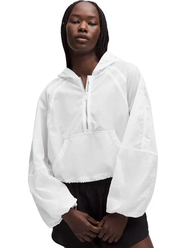 Lululemon Scuba Cropped Anorak - White