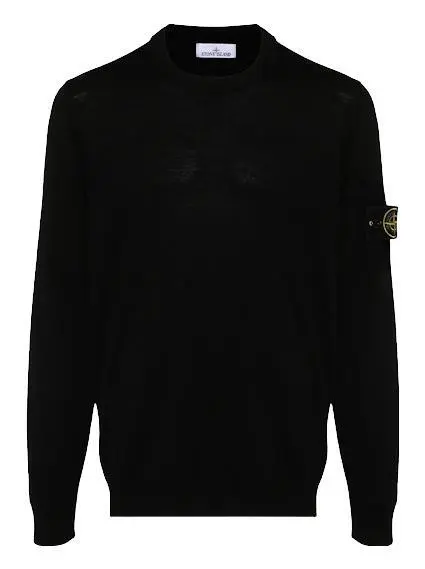 Stone Island Maglia Rws Knit - Black