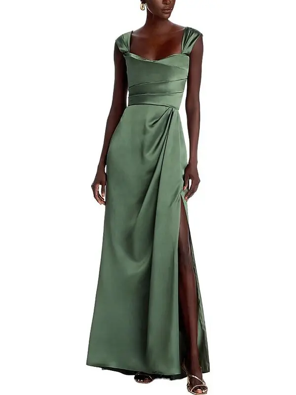 Amsale Corset Gown - Olive