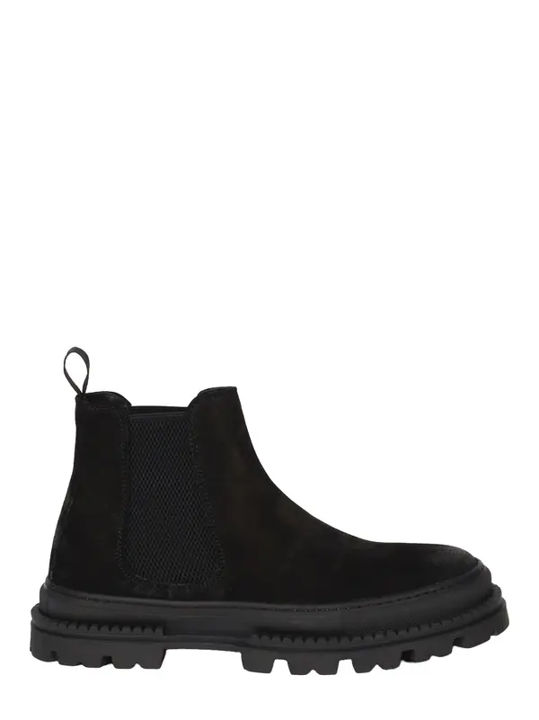GIULIANO GALIANO Suede Chelsea Boots - Black