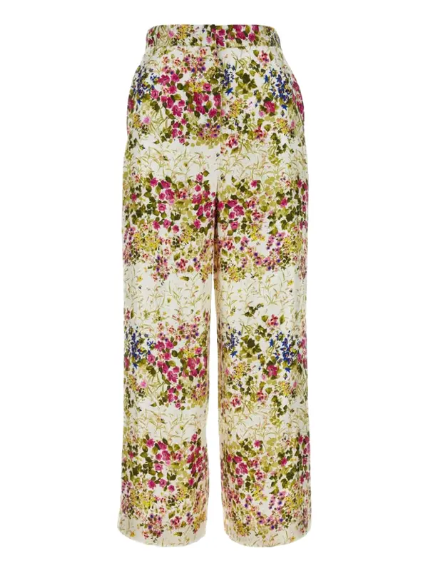 Max Mara Opersos Printed Trousers - Neutrals