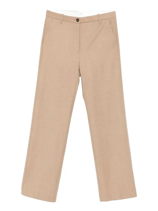 NINE:INTHE:MORNING Wide Leg Trousers - Neutrals