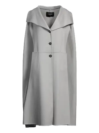 Fabiana Filippi Felted Cashmere Cape - Grey