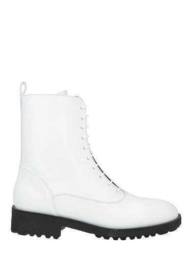 Fabiana Filippi Leather Lace-up Ankle Boots - White