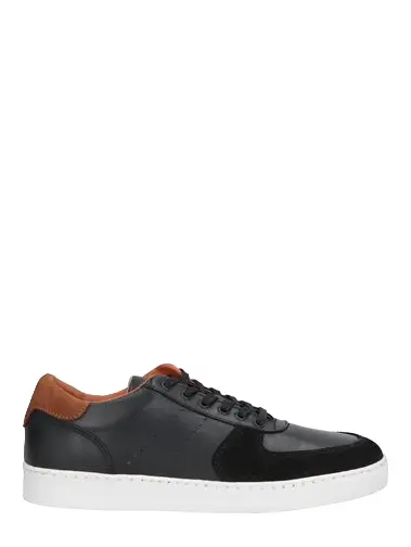 CAFÈNOIR Leather Sneakers - Black