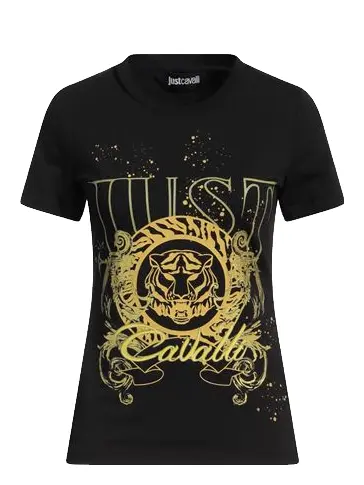 Just Cavalli Logo-print T-shirt - Black