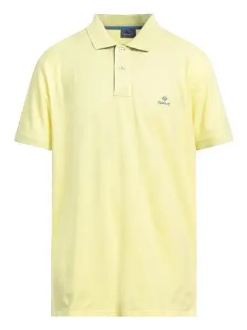 Gant Polo Shirt Size Cotton, Elastane - Yellow