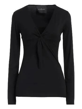 John Richmond T-shirt In Viscose And Elastane - Black