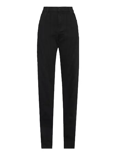 MUGLER Tapered Jeans With Logo - Black
