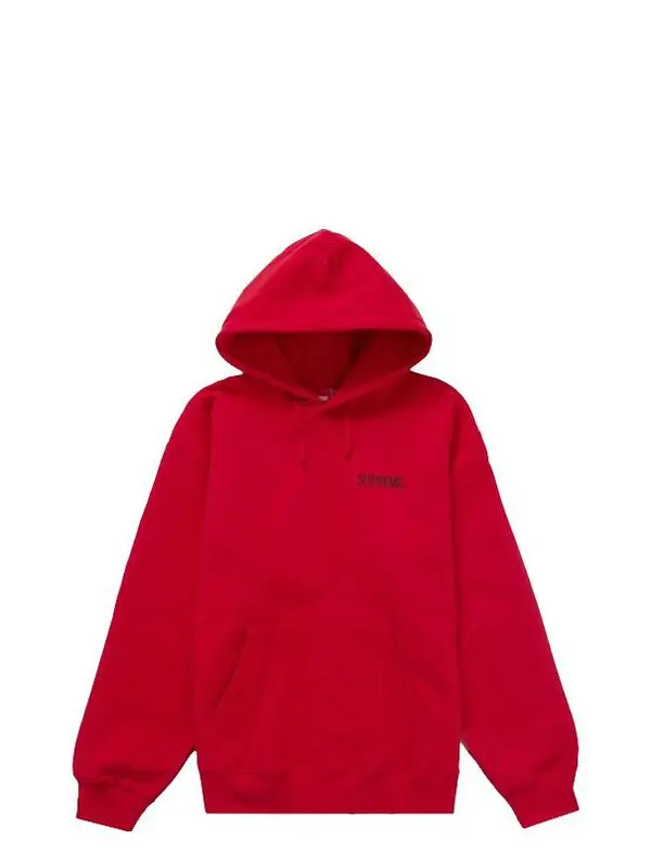 Supreme Anarchy Hooded Sweatshirt - Red